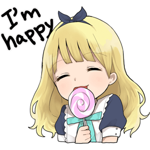 Sticker Maker - A little girl Sticker 3 EN#1