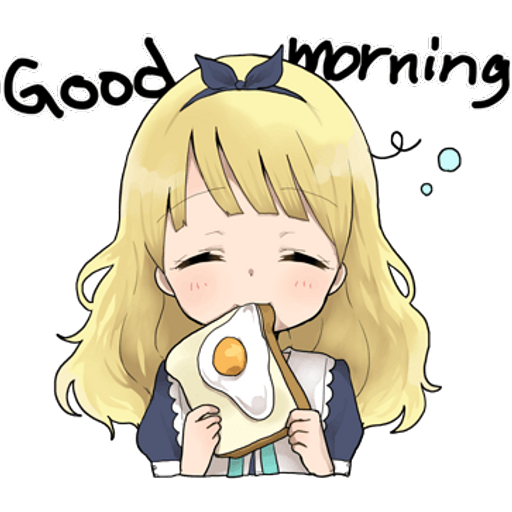 Sticker Maker - A little girl Sticker 3 EN#1