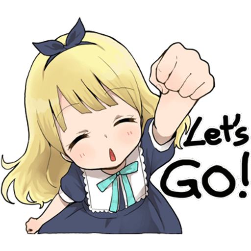 Sticker Maker - A little girl Sticker 3 EN#1
