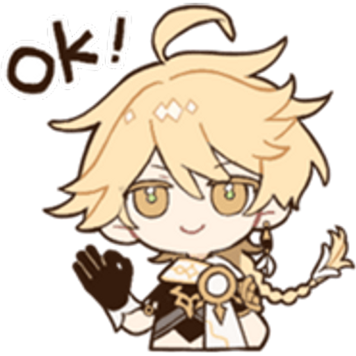 Sticker Maker - Aether [Genshin Impact]