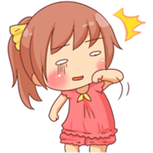 Sticker Maker - Aggressive Girl #1