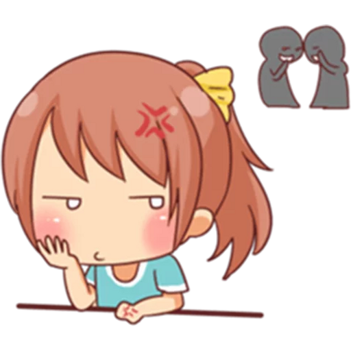 Sticker Maker - Aggressive Girl #1