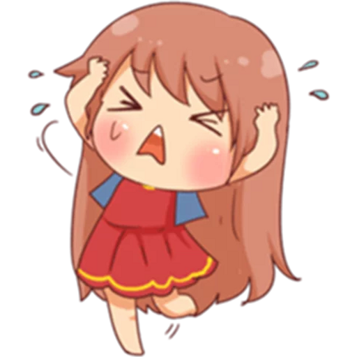 Sticker Maker - Aggressive Girl #2