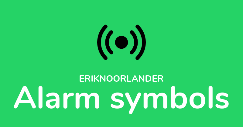 Sticker Maker - Alarm symbols