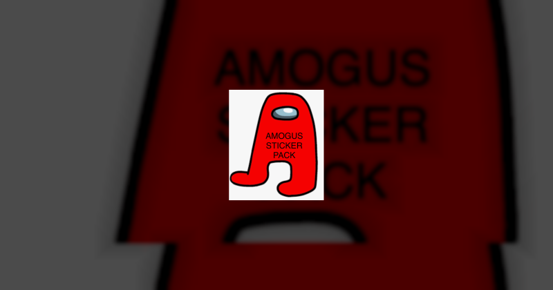 Sticker Maker - Amogus