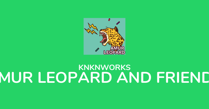 Sticker Maker - ÀMUR LEOPARD AND FRIENDS