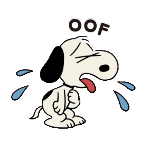 Sticker Maker - Animated Retro Snoopy