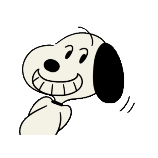 Sticker Maker - Animated Retro Snoopy
