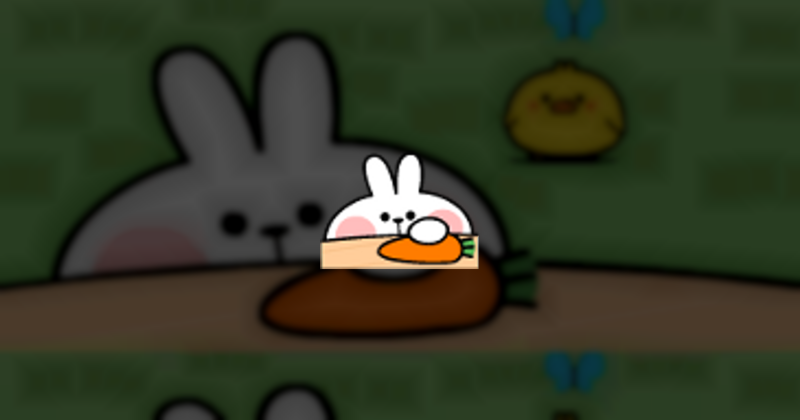 Sticker Maker - [Animation] Spoiled Rabbit "Cute Action"