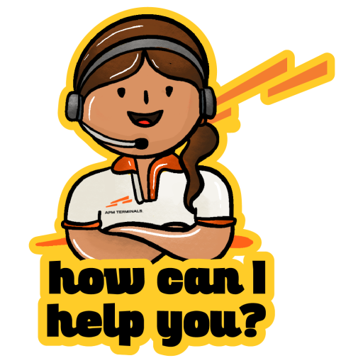 Sticker Maker - APM Terminals english sticker's package #1