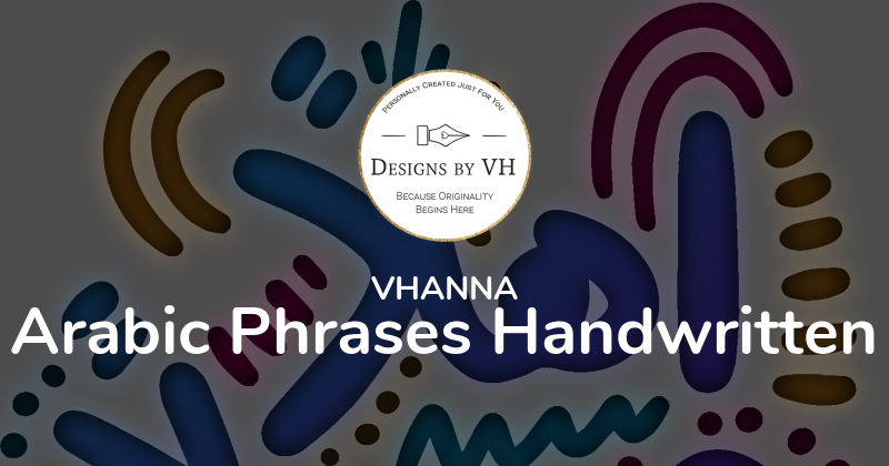 Sticker Maker - Arabic Phrases Handwritten