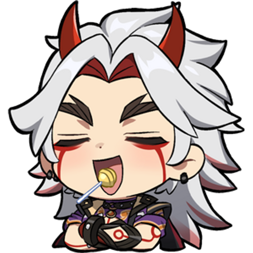 Sticker Maker - Genshin Arataki itto