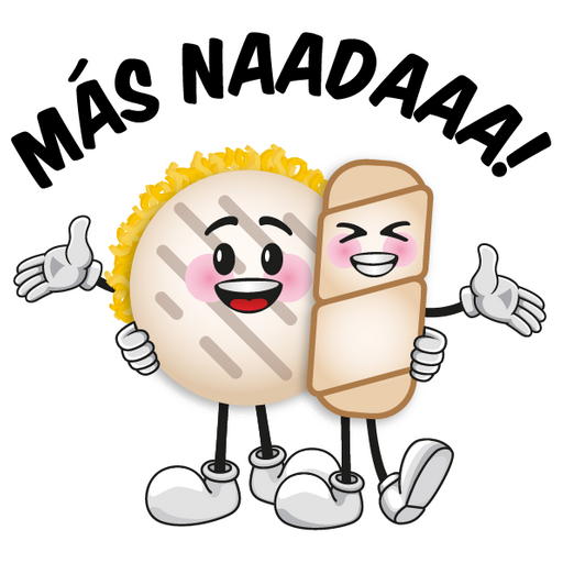 Sticker Maker - Arepas Venezuela Venezolana Sticker Pack Español