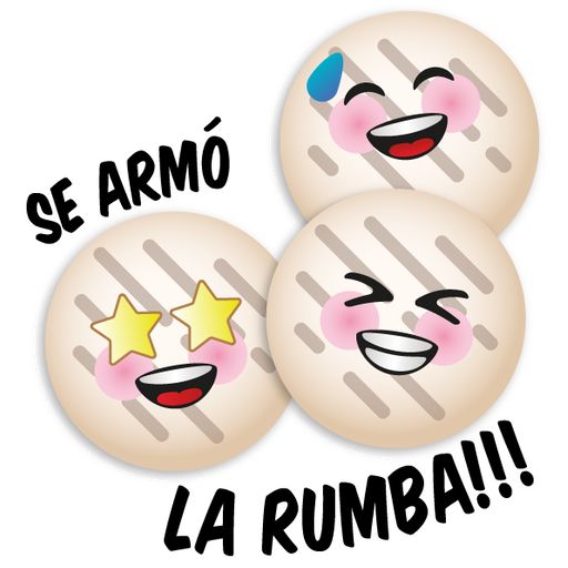 Sticker Maker - Arepas Venezuela Venezolana Sticker Pack Español