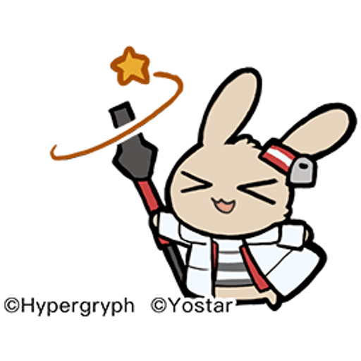 Sticker Maker - arknights sticker rabbit 2
