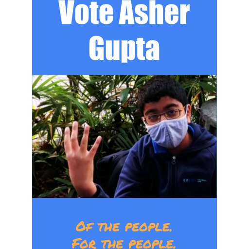 Sticker Maker - Asher for Student Council