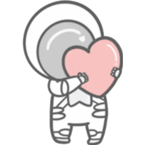 Sticker Maker - Astronauta Cute