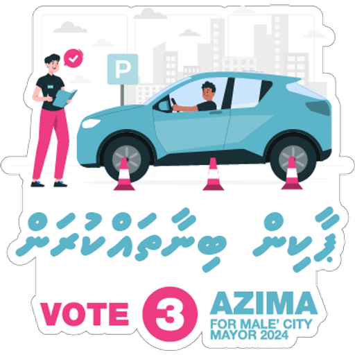 Sticker Maker - Azima for Mayor