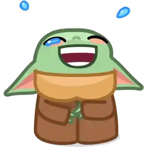 Sticker Maker - Baby Yoda Cartoon