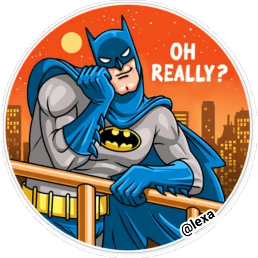 Sticker Maker - Batman Comic?