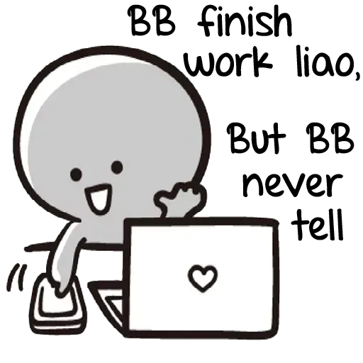 Sticker Maker - BB never tell 2
