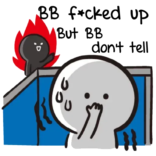 Sticker Maker - BB never tell 2