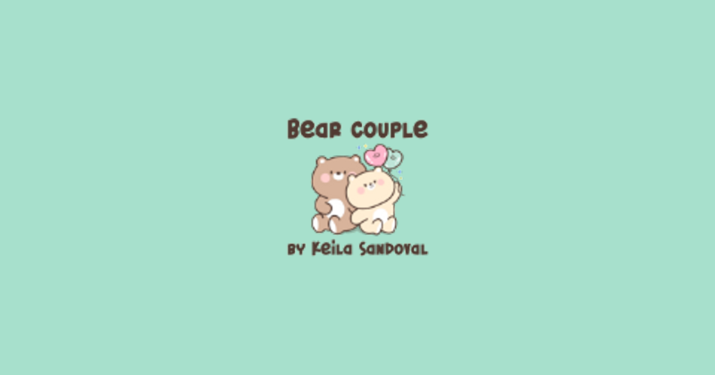 Sticker Maker - Bear couple