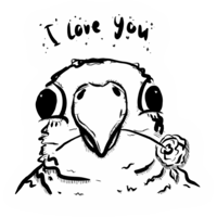 Sticker Maker - Bird talk cui cui