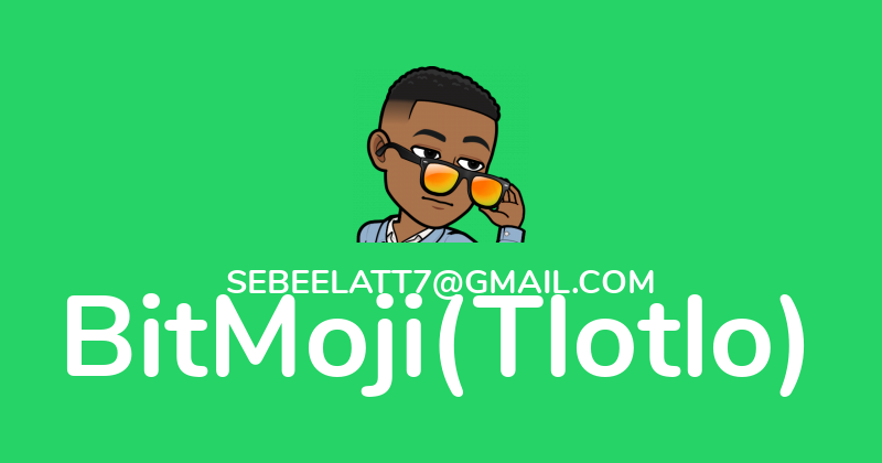 Sticker Maker - BitMoji(Tlotlo)