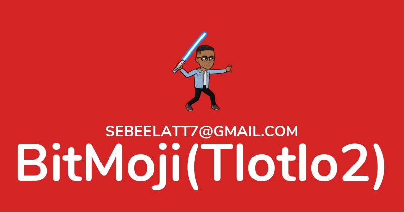 Sticker Maker - BitMoji(Tlotlo2)