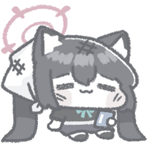 Sticker Maker - blue archive 1