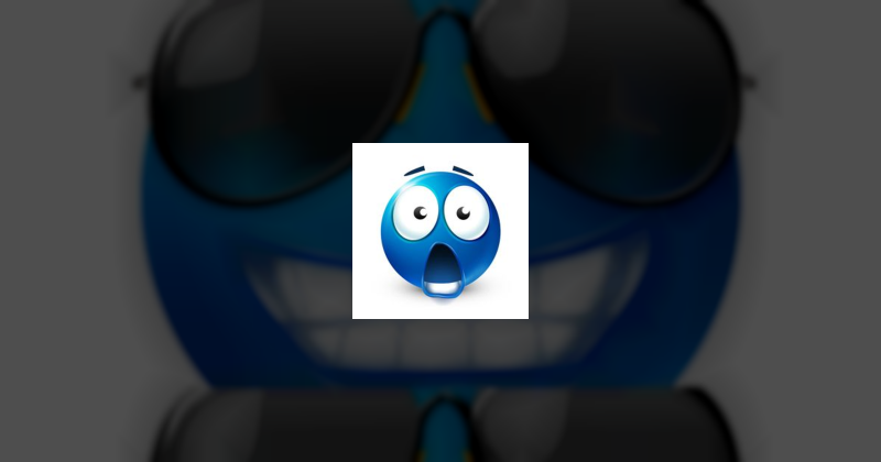 Sticker Maker - blue emoji