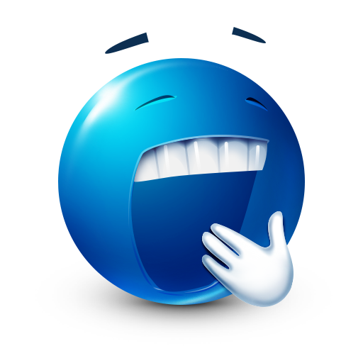 Sticker Maker - blue emoji