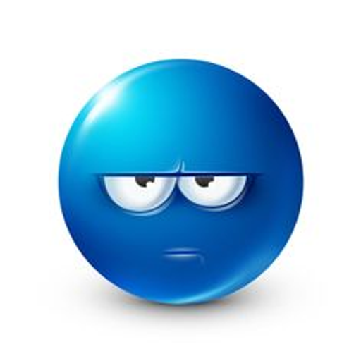 Sticker Maker - blue emoji