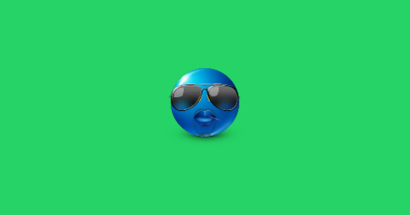Sticker Maker - Blue Emojis 3