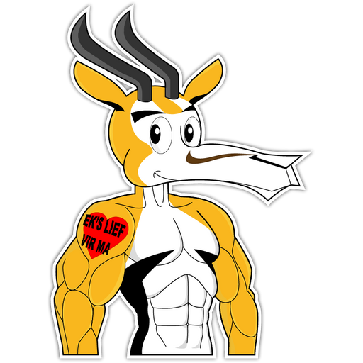 Sticker Maker - Bok (Bokkie) Hart 3