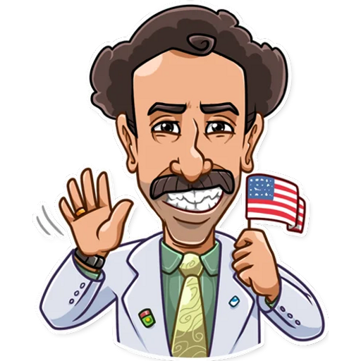 Sticker Maker - Borat