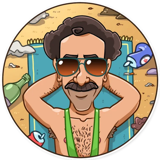 Sticker Maker - Borat