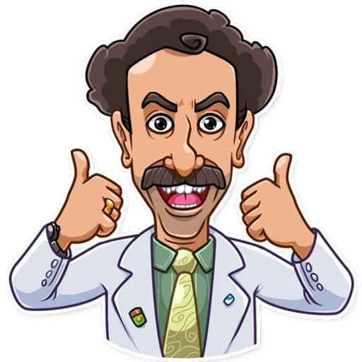 Sticker Maker - Borat