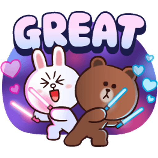 Sticker Maker - Brown and Cony 1