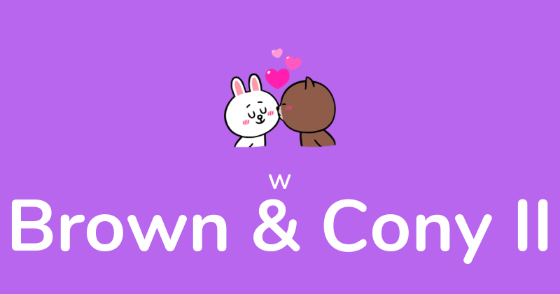 Sticker Maker - Brown & Cony II