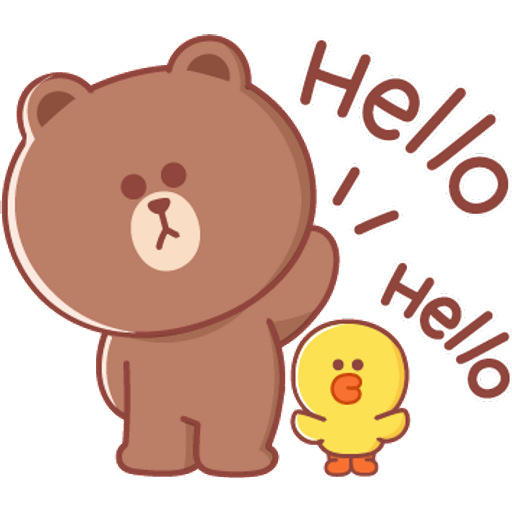 Sticker Maker - BROWN & FRIENDS : Happy Pastel Colors 1