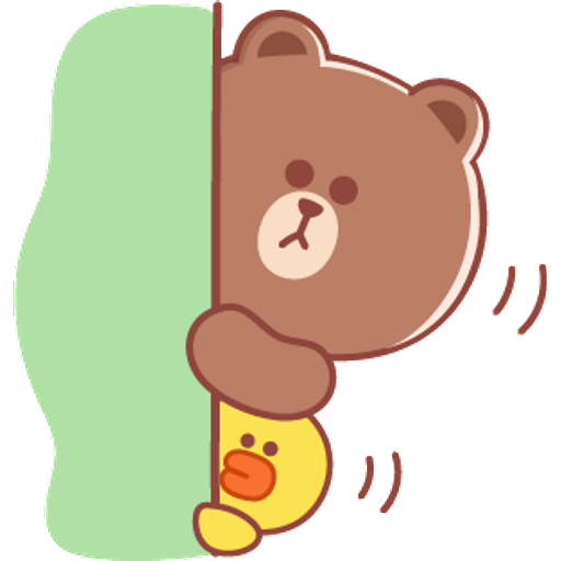 Sticker Maker - BROWN & FRIENDS : Happy Pastel Colors 1