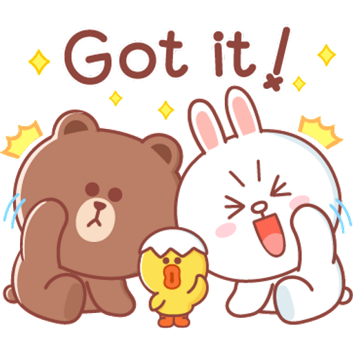 Sticker Maker - BROWN & FRIENDS : Happy Pastel Colors 1