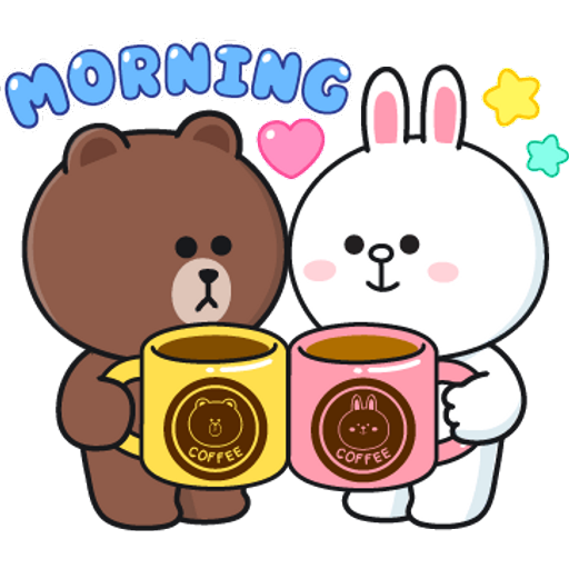 Sticker Maker - BROWN & FRIENDS : Love Love 2 1