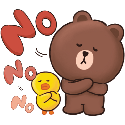Sticker Maker - BROWN & FRIENDS x laladraw (ENG) v2 1