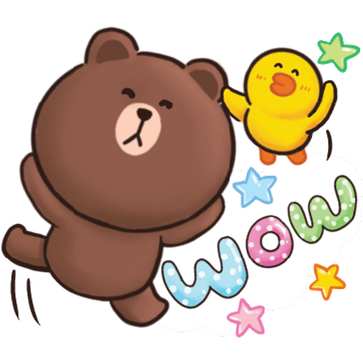 Sticker Maker - BROWN & FRIENDS x laladraw (ENG) v2 2