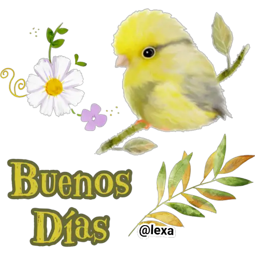 Sticker Maker Buenos Días Sticker