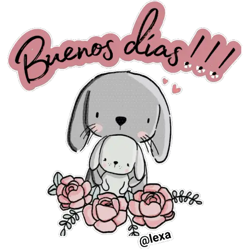 Sticker Maker - Buenos días Sticker