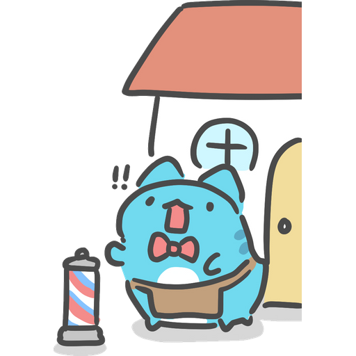 Sticker Maker - BugCat Capoo Barbería de Bugs Cats